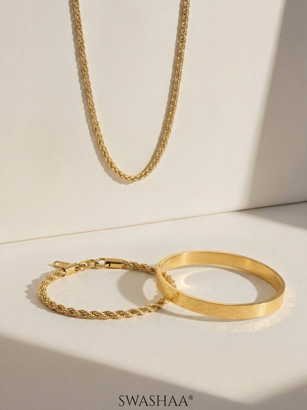 Buy Clean Cut Men's Set - Jewelry Combos - Online | Swashaa