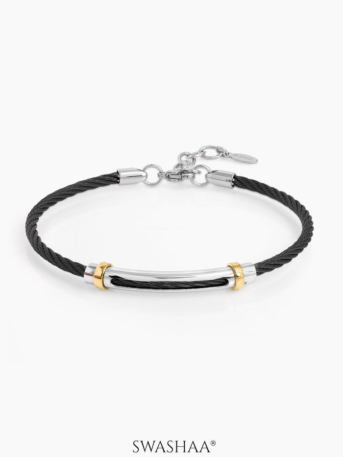 Buy Corvin Wired Men's Bracelet Online | Swashaa