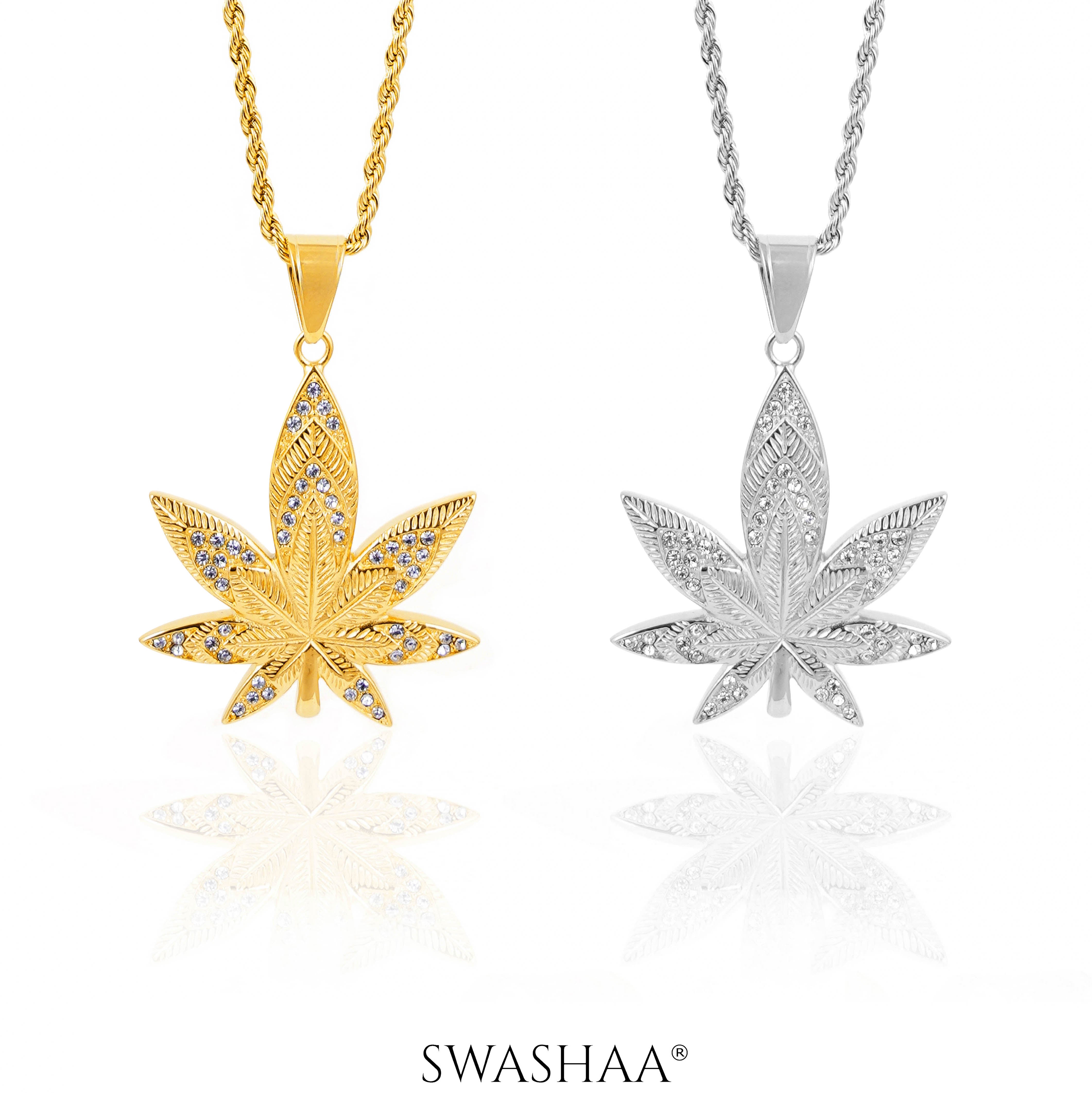Dope Leaf Men's Chain Pendant – Swashaa