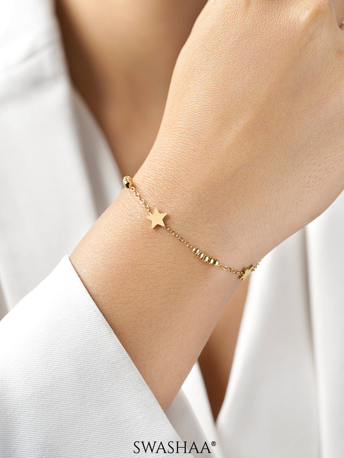 Buy Ira Star 18K Gold Plated Bracelet - Women's Loose Bracelets ...