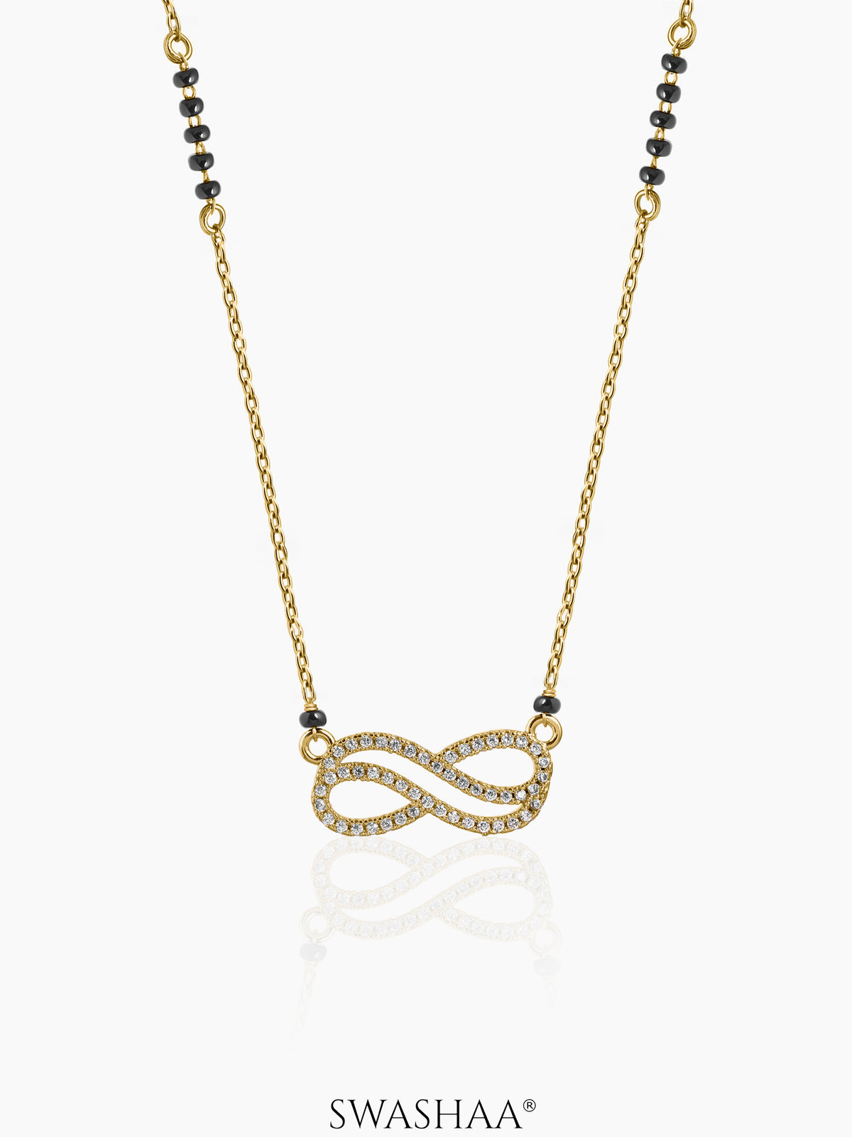 Buy Iraani Infinity Diamond Mangalsutra - Women's Mangalsutra Necklaces ...