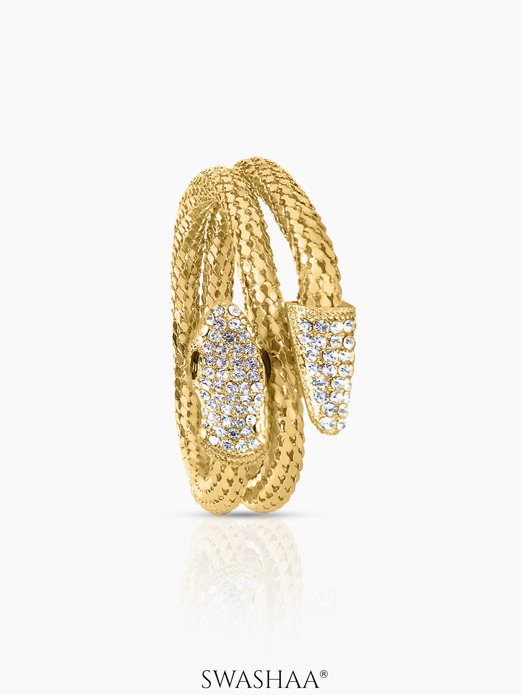 Buy Lenka Snake 18K Gold Plated Bracelet - Women's Solid Bracelets ...