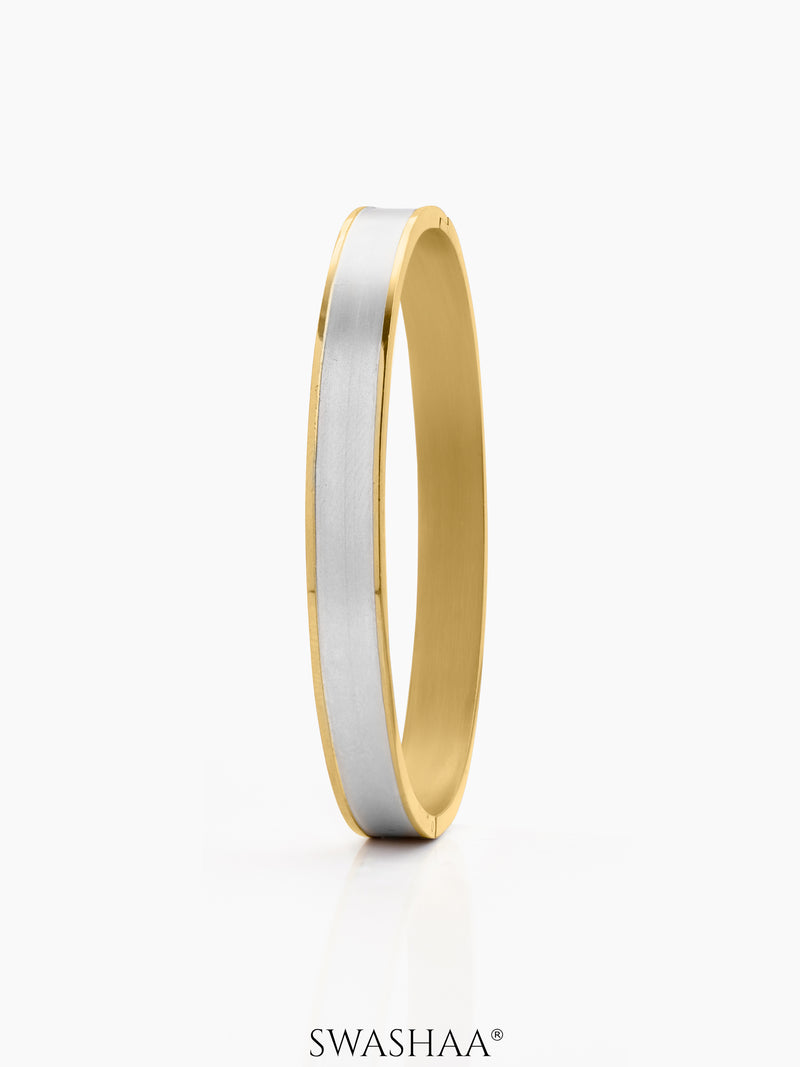 Buy Syros Dual Tone Men's Kada Online | Swashaa