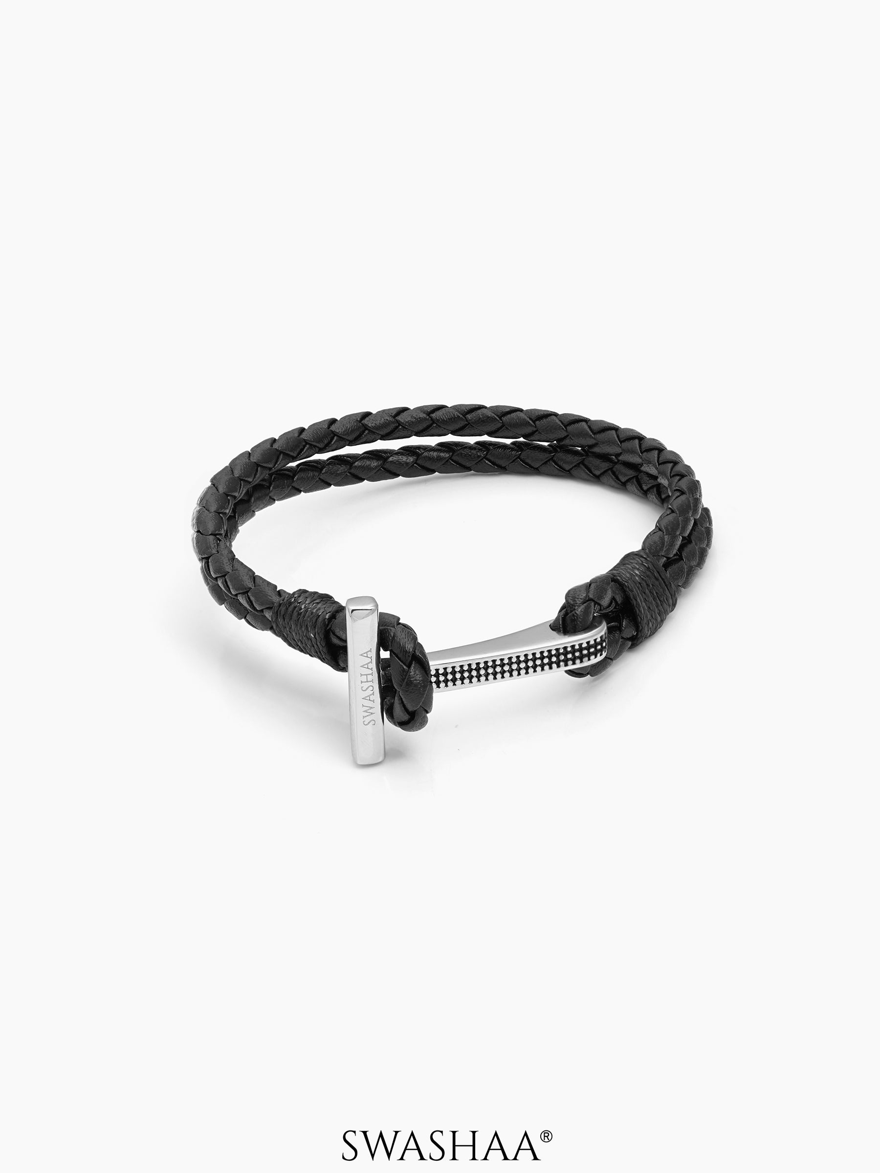 Varnel Men's Leather Bracelet – Swashaa