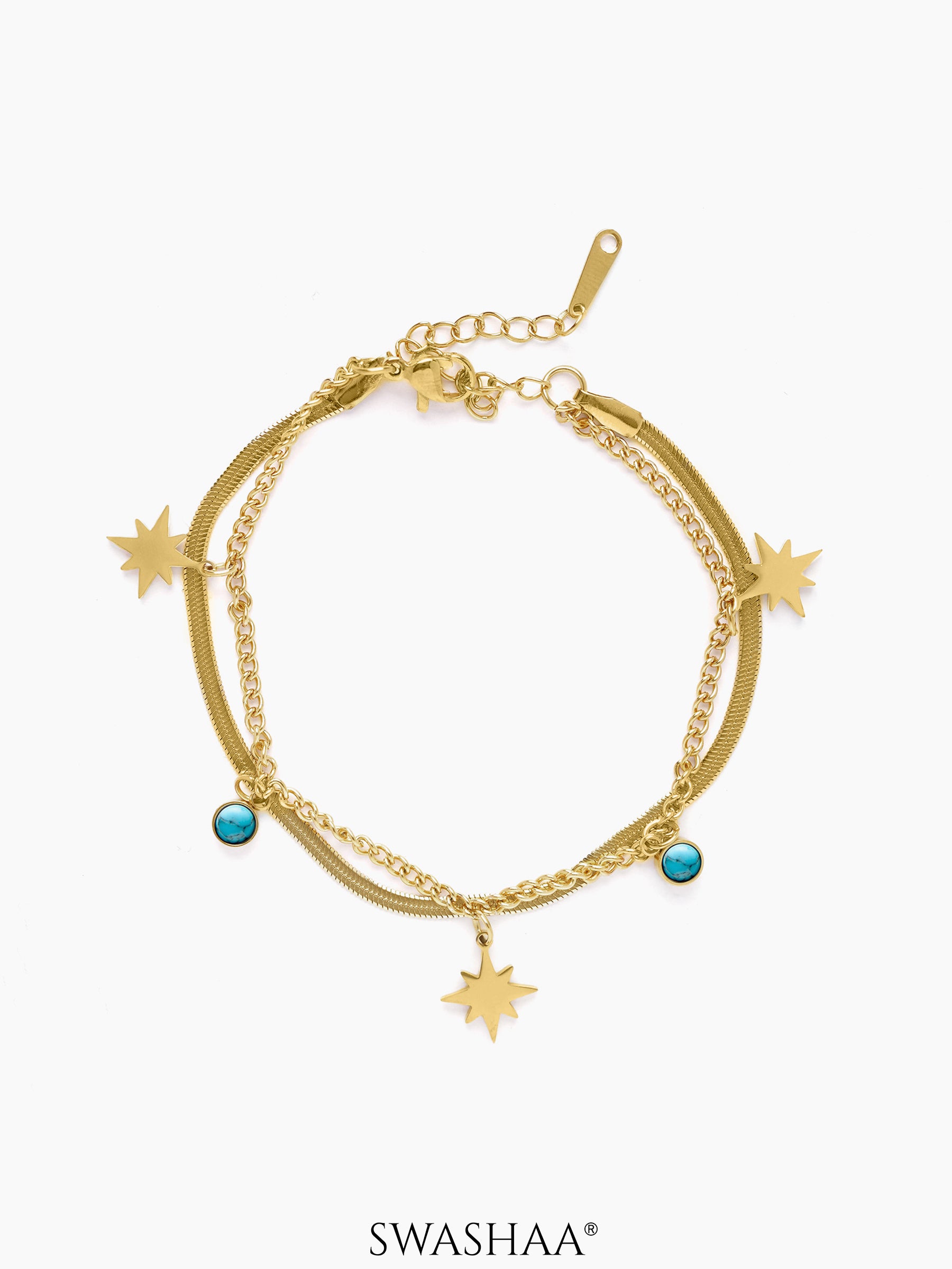 Buy Zoya Star 18K Gold Plated Bracelet - Women's Loose Bracelets ...